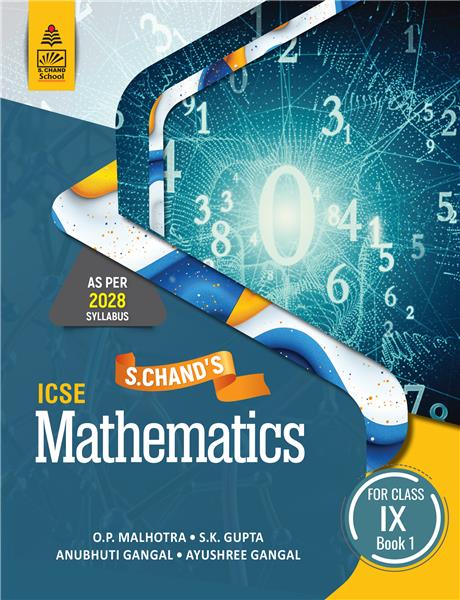 S Chand's ICSE Mathematics for Class IX Book 1 | S.Chand Publishing