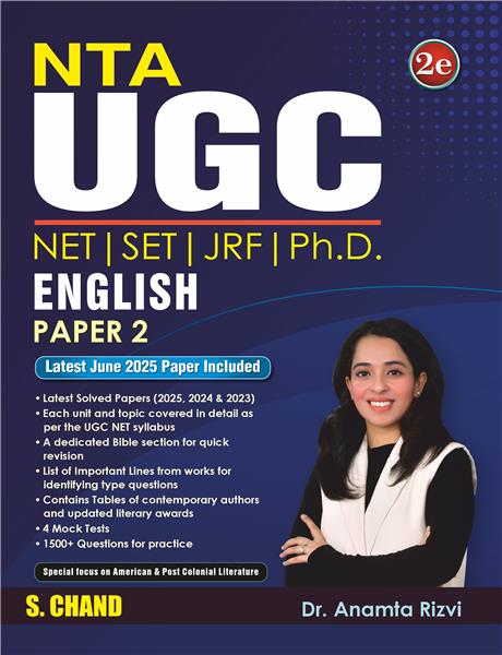 NTA UGC English Paper 2 Book (2nd Latest Edition) 2025 - 2026 | NET/SET ...