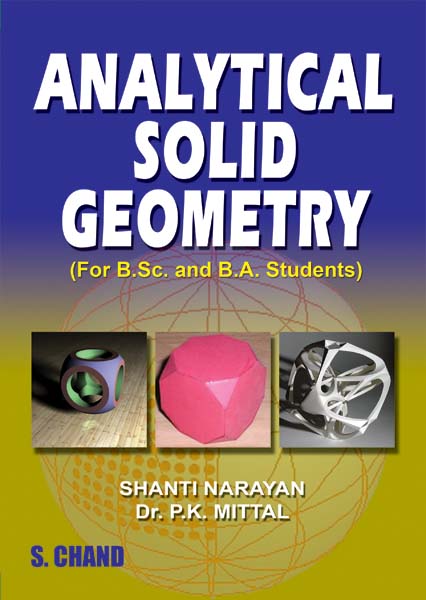 Analytical Solid Geometry By Shanti Narayan