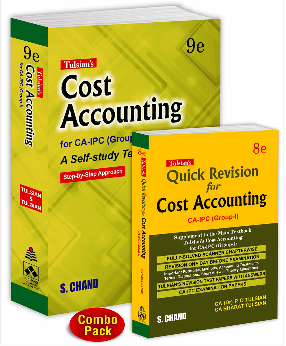 COST ACCOUNTING FOR CA-IPC (GROUP-I) | Buy Online New Edition With ...