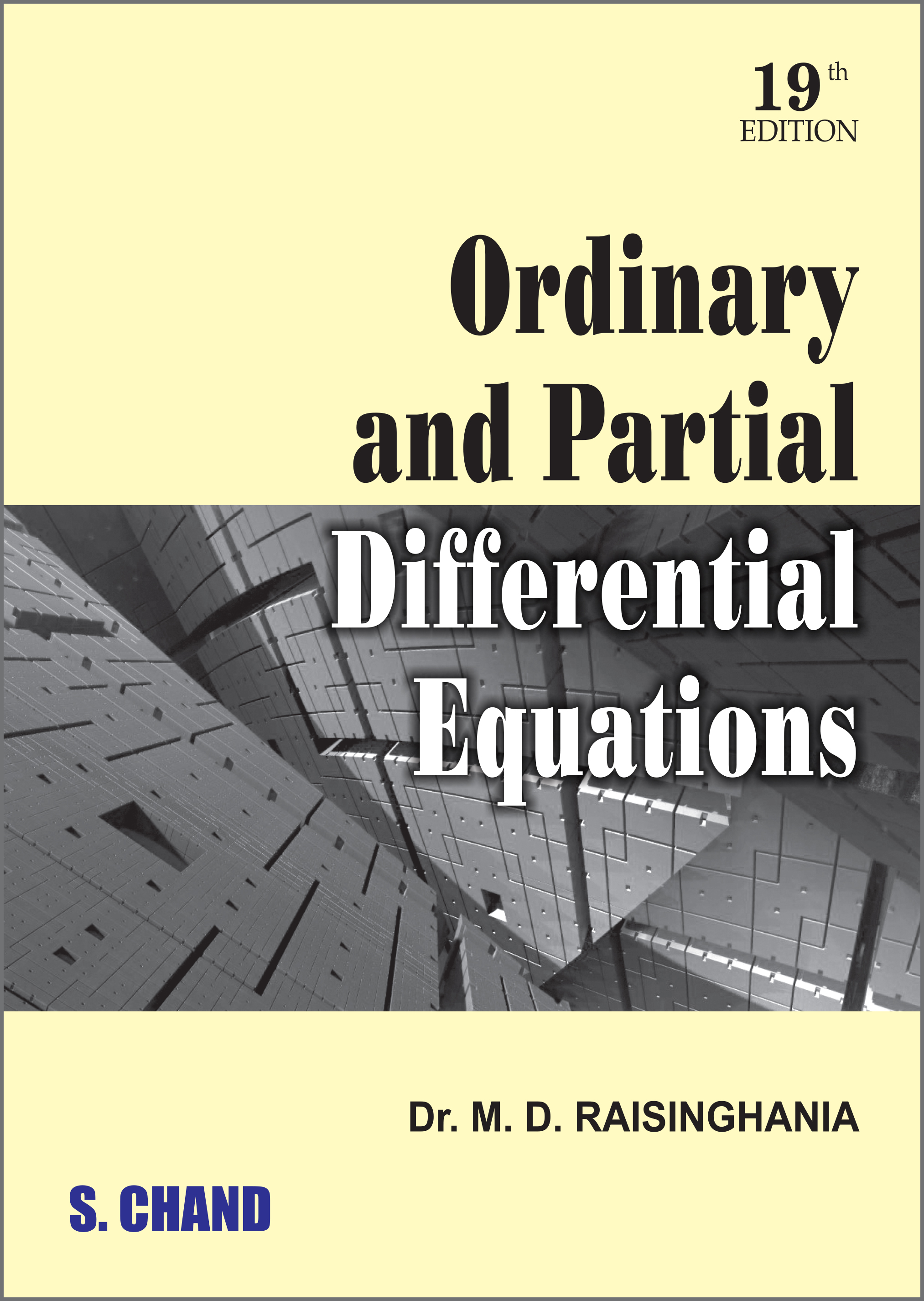 Ordinary and Partial Differential Equations Ordinary and Partial Differential Equations