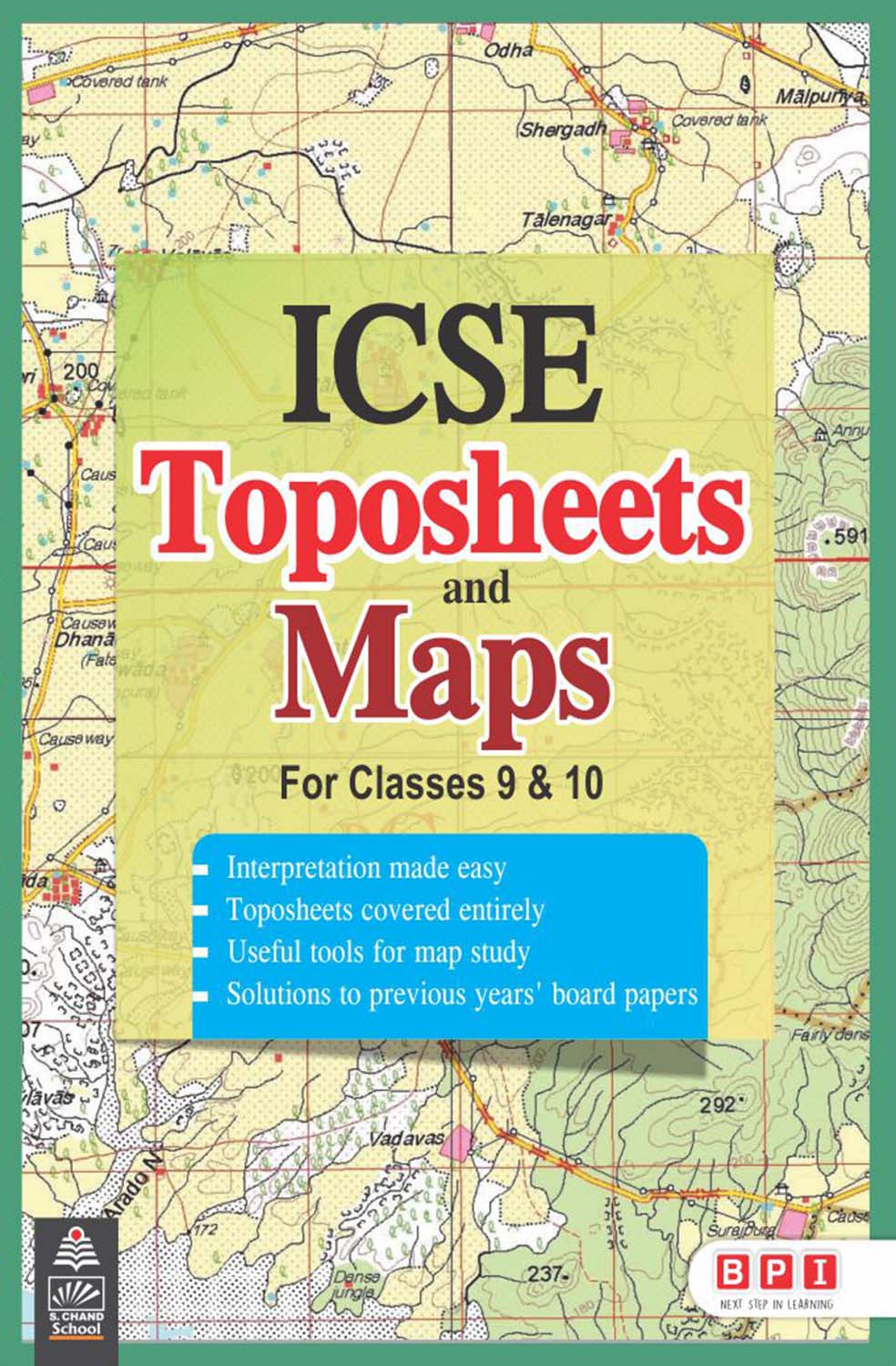 ICSE Toposheets and Maps for Class 9 & 10 By Dr. Nidhi Khanna